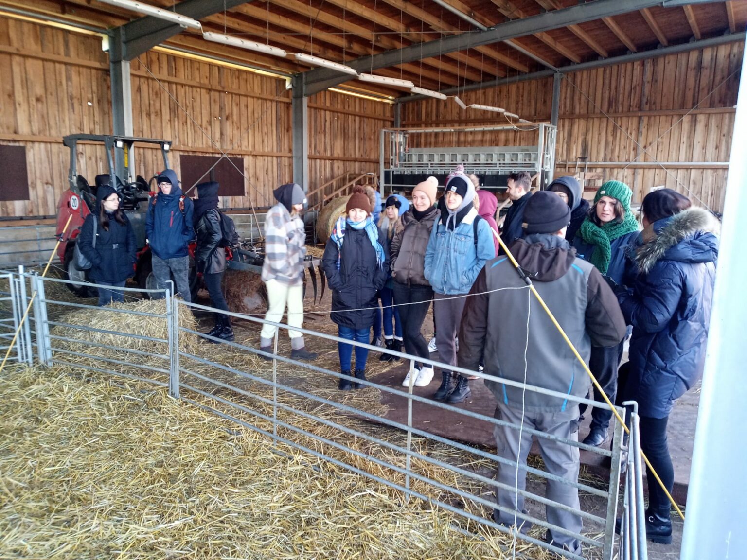 Polnische Studenten auf dem Milchschafhof – Bauernverband Uecker-Randow e.V.